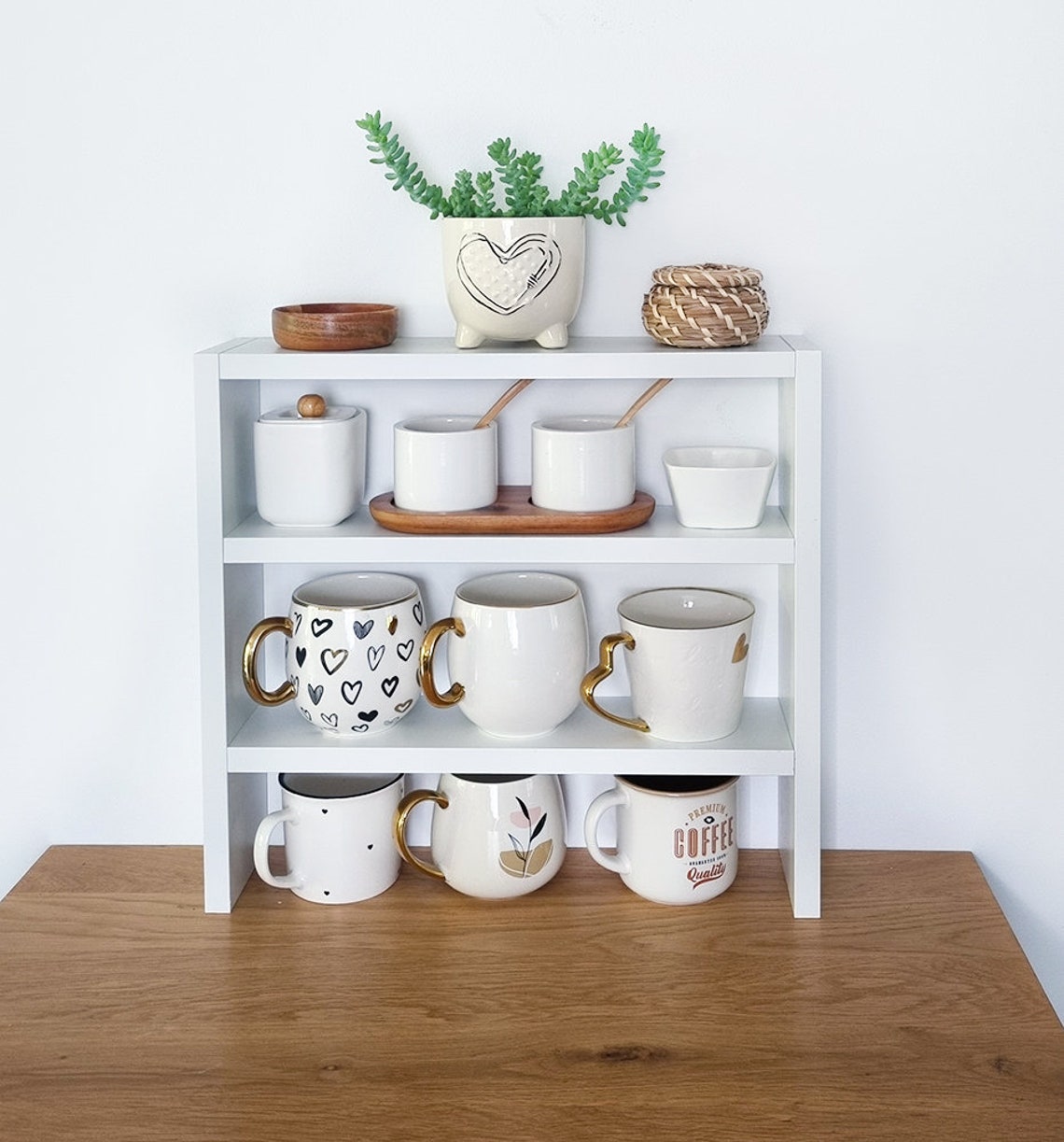Kitchen Counter Shelf, Countertop Spice Rack, Kitchen Countertop Shelf ...