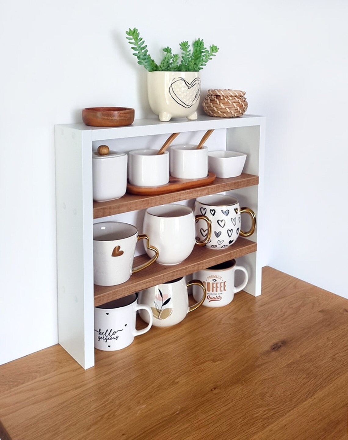 Kitchen Counter Shelf, Countertop Spice Rack, Kitchen Countertop Shelf ...