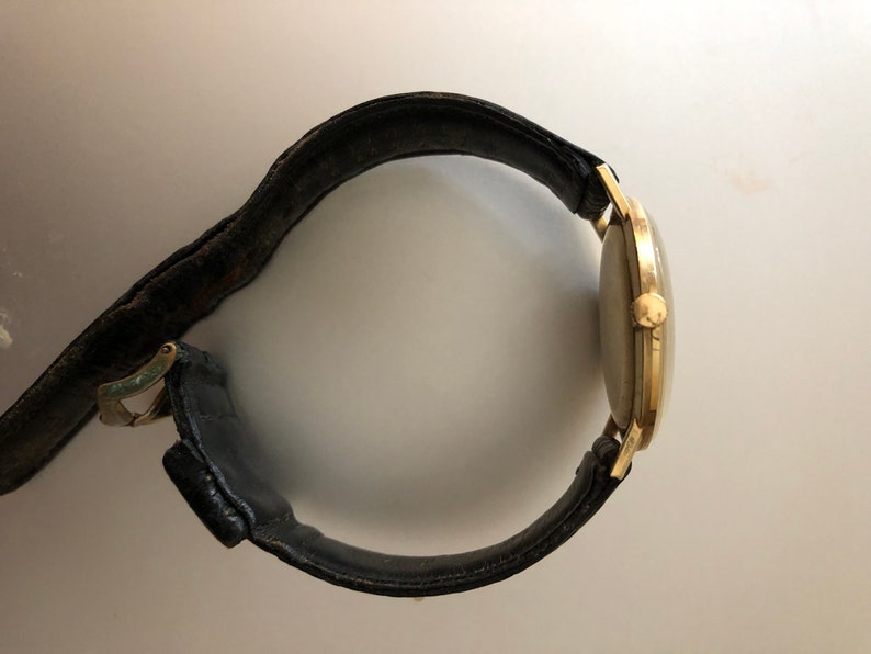 Vintage PIQUETTE Incabloc Swiss 17 Jewels Ultra-thin Classic 14k Gold ...