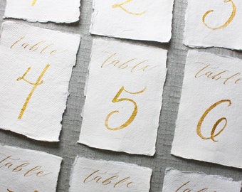 Calligraphy Numbers - Etsy