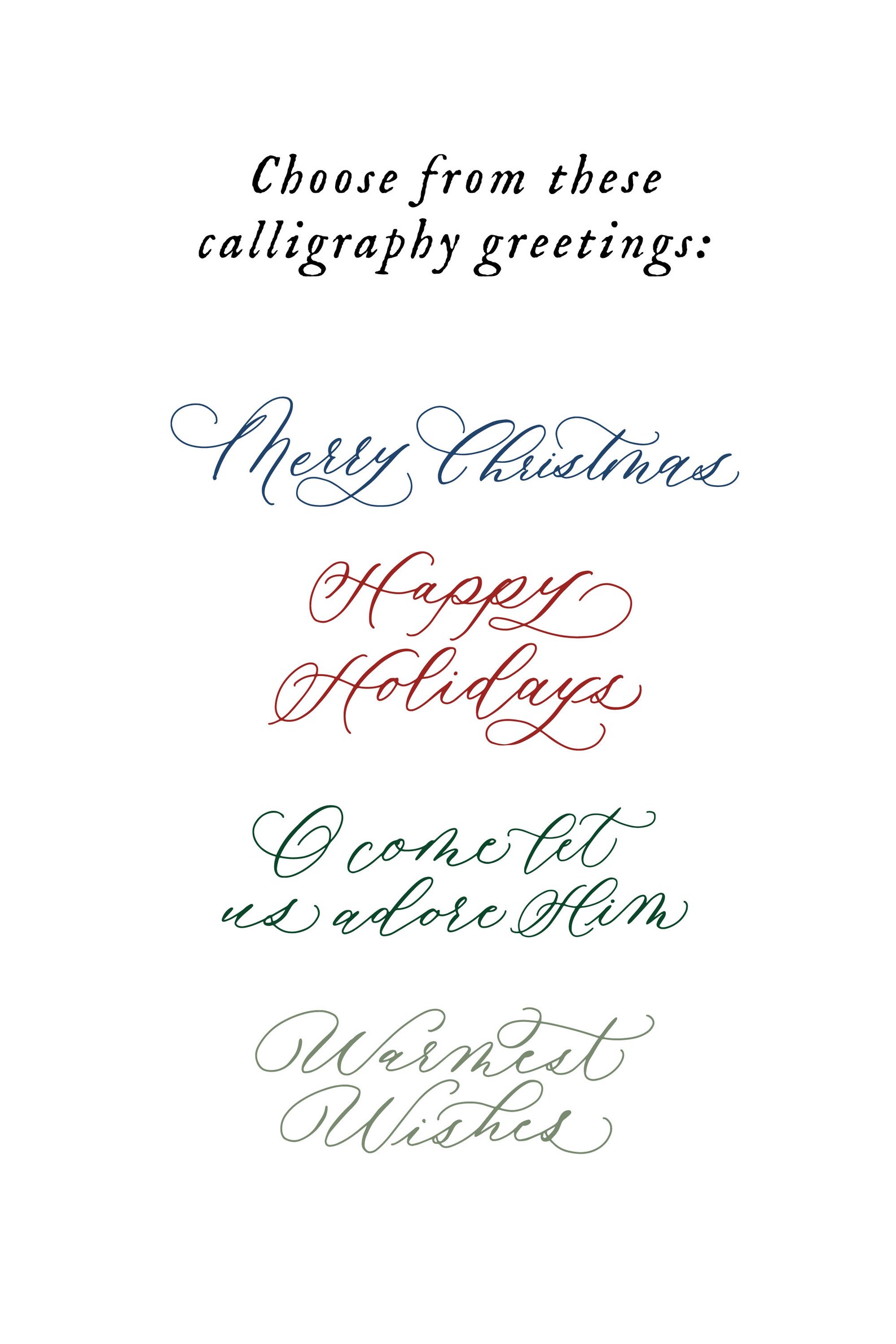PRINTED Personalized Family Photo Christmas Card With Etsy printed-personalized-family-photo-christmas-card-with-etsy