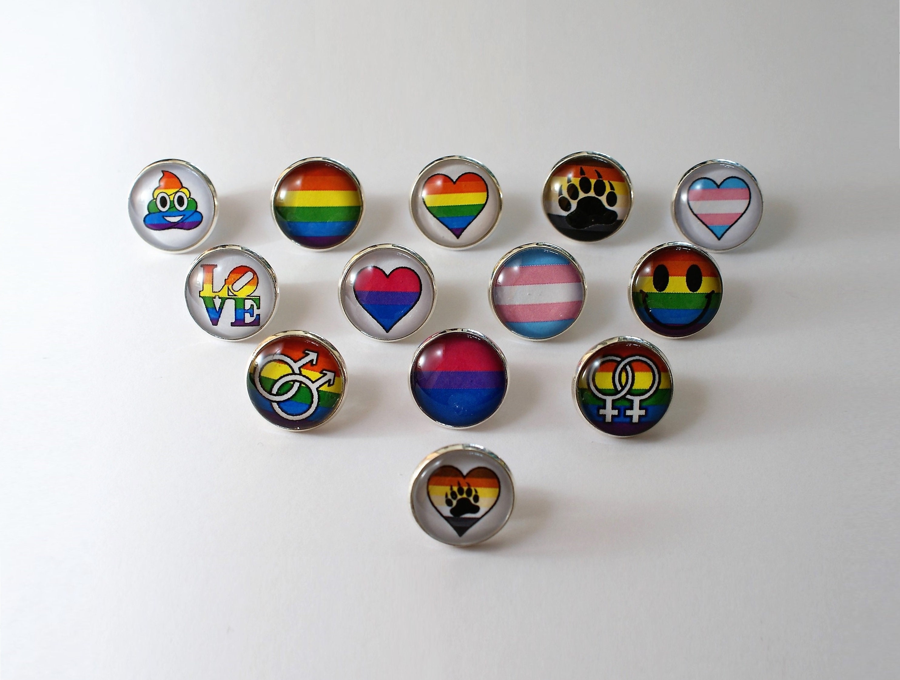 Pride Pin Badges. Many Designs From My Wear Your Pride Range. - Etsy