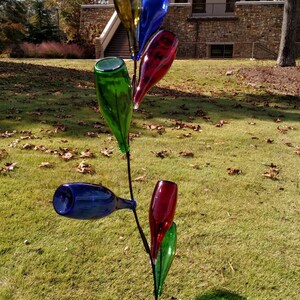 Bottle Branch, Bottle Tree, Metal Bottle Tree, Bottle Tree Garden Decor ...