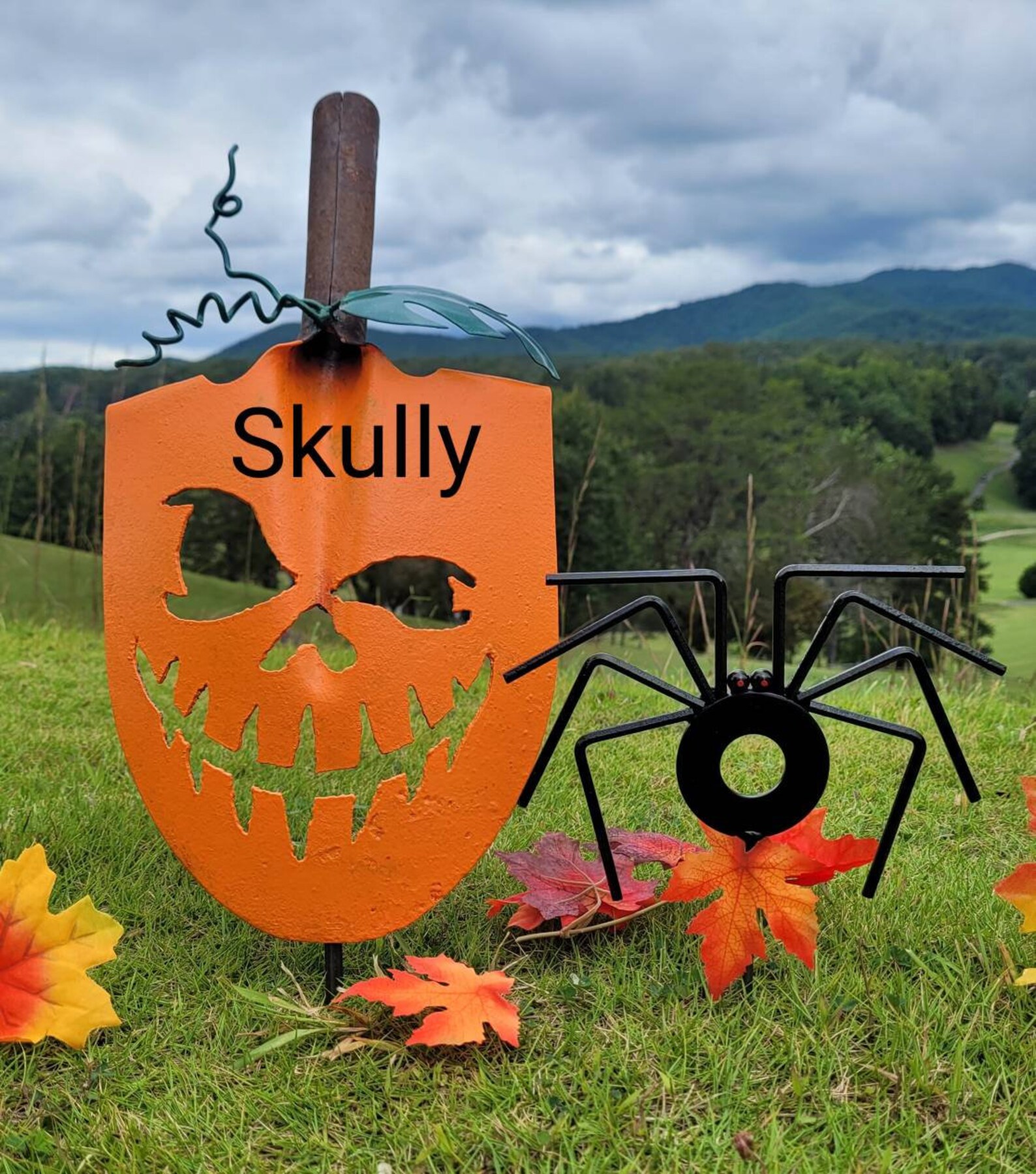 Pumpkin Yard Stake Halloween Yard Art Halloween Decor | Etsy