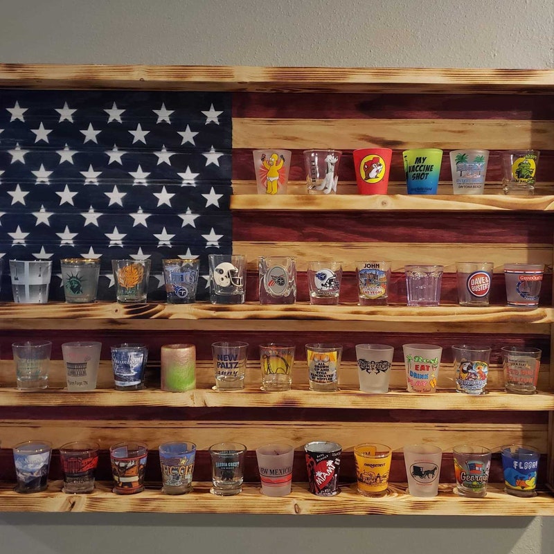 Shot Glass Display - Etsy