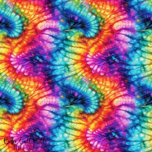 Tie Dye Swirl 1 Seamless Pattern PNG | Digital Download - Etsy