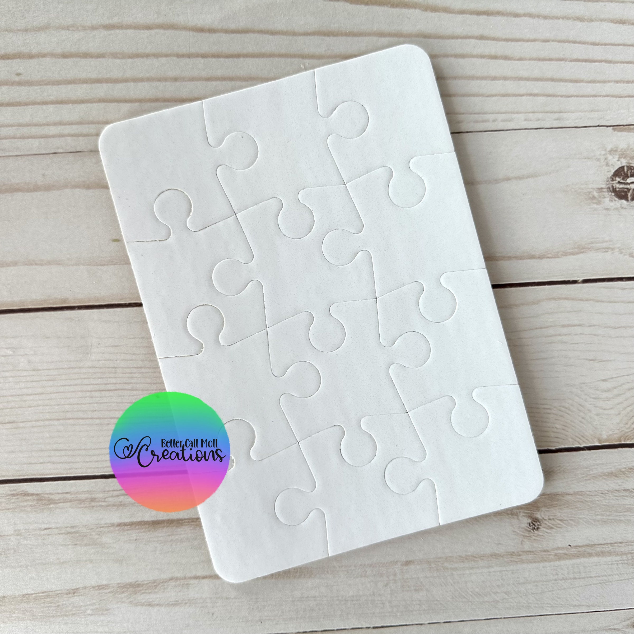 12 Piece Puzzle Sublimation Blank - Etsy