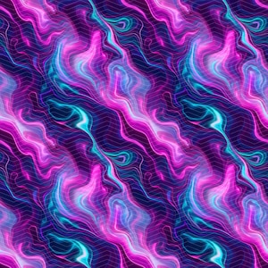Neon Oil Slick Seamless Pattern PNG | Digital Download - Etsy