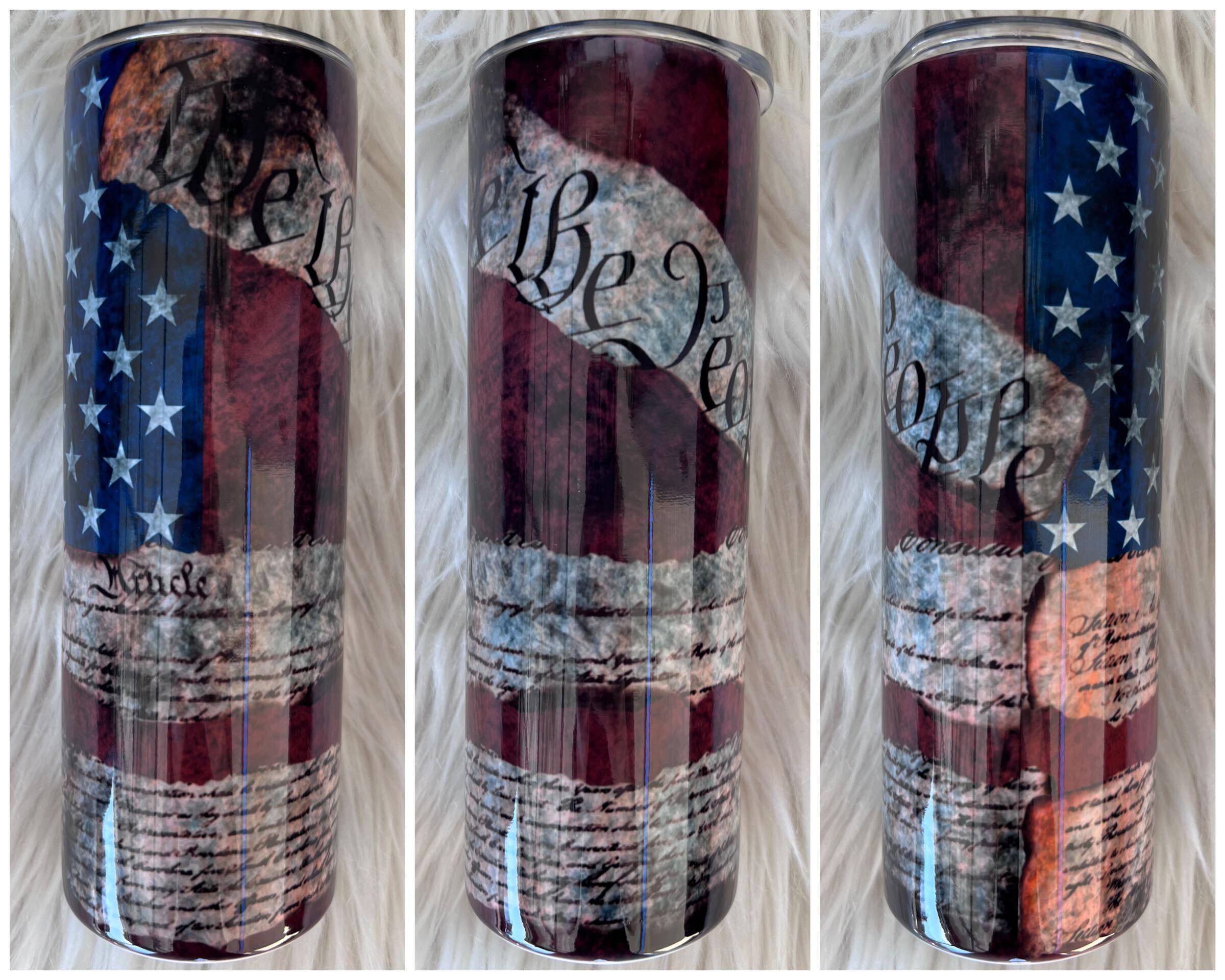 We the People Constitution American Flag Distressed Design - Etsy