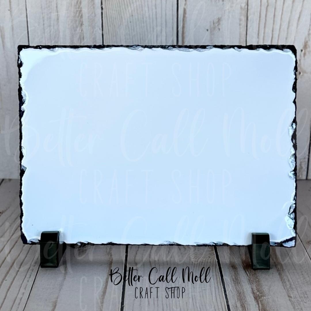 6x8" Rectangle Photo Rock Slate Sublimation Blank - Etsy