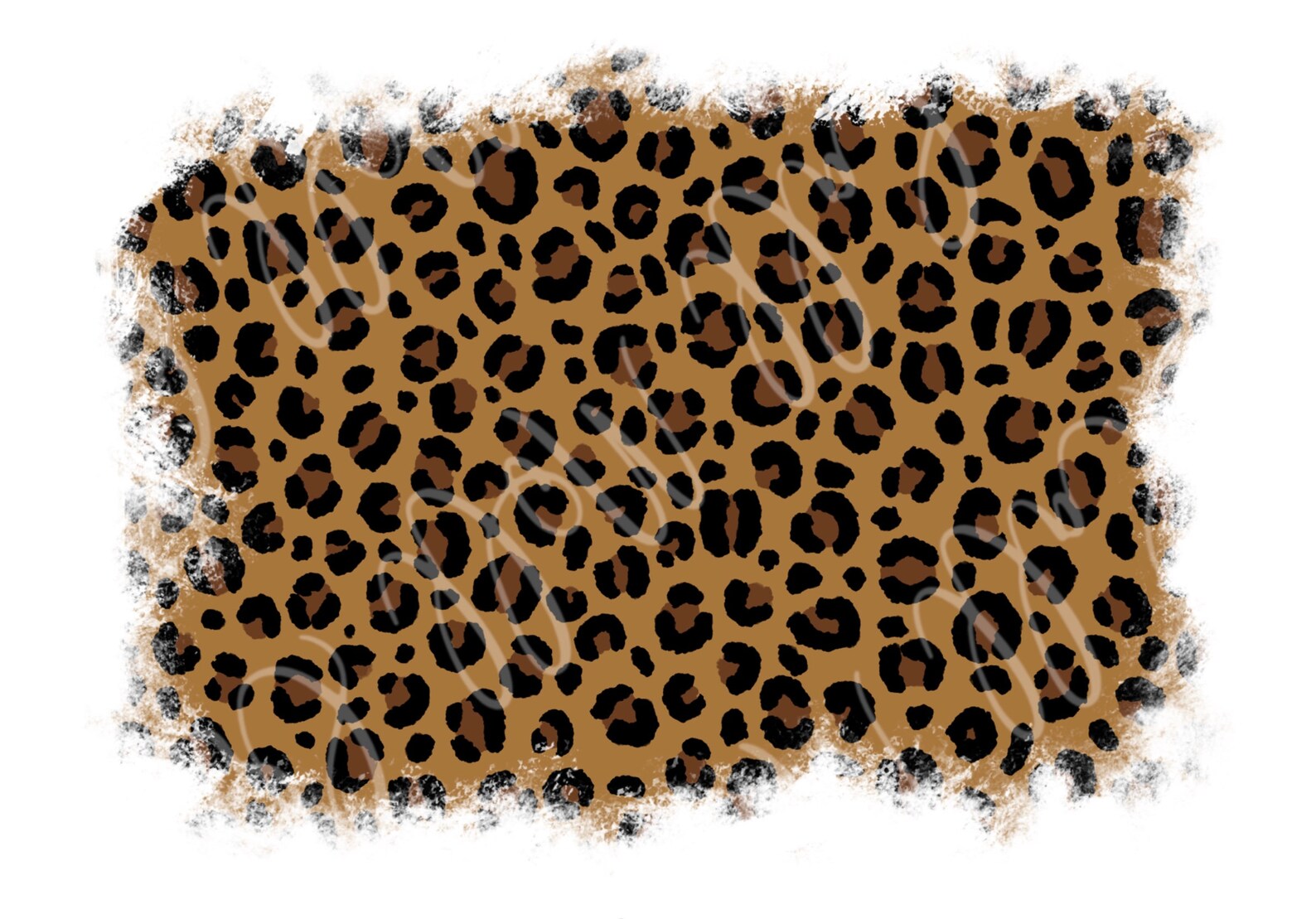 Distressed Leopard Print Background Digital PNG - for Sublimation ...