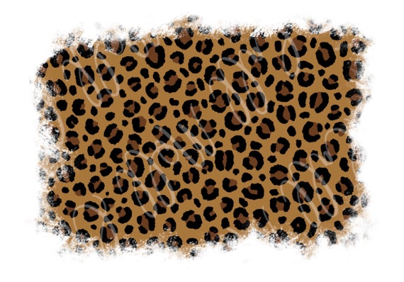 Distressed Leopard Print Background Digital PNG for - Etsy