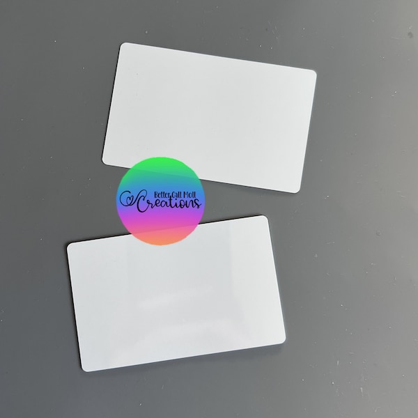 Metal Sublimation Blanks Business Card - Etsy