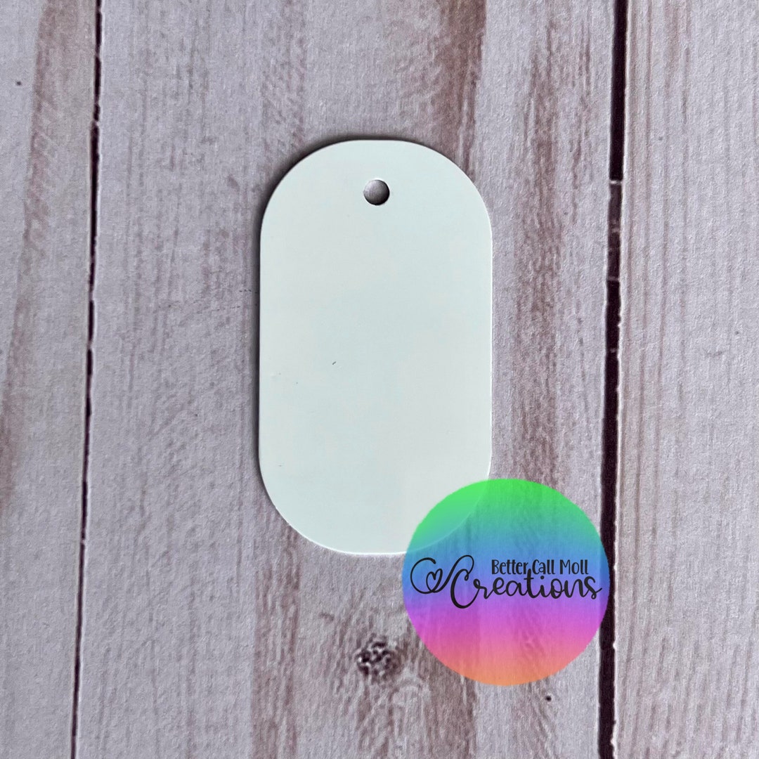 Single-sided Sublimation Dog Tag Blank - Etsy