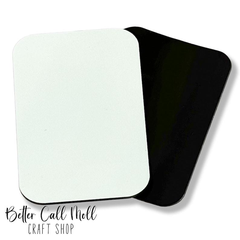 MDF Sublimation Magnet Blanks, DIY Craft Magnets With Adhesive - Etsy