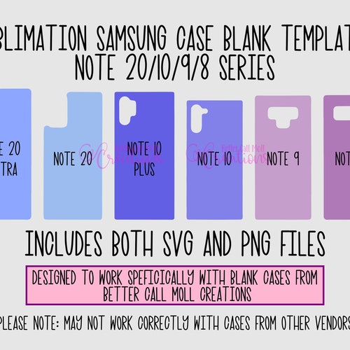 Templates for Sublimation Blank Samsung Cases Digital - Etsy