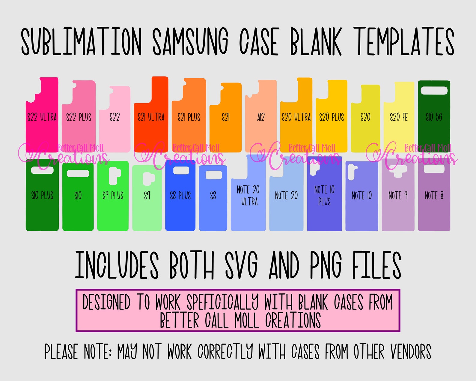 Templates for Sublimation Blank Samsung Cases Digital - Etsy