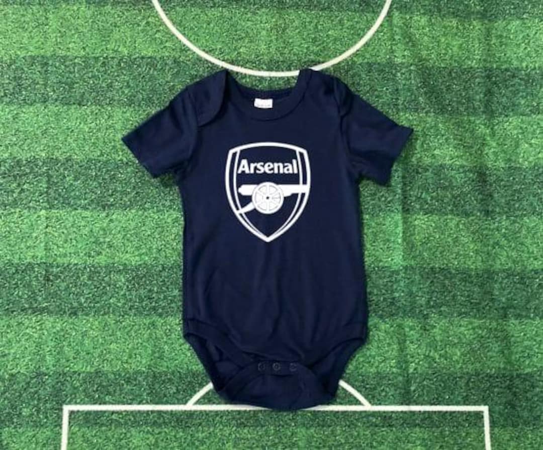Arsenal Baby Soccer Onesie - Etsy UK