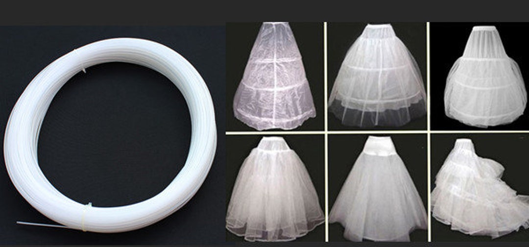 10yards Plastic Boning Clear Uncovered, Synthetic Whalebone Boning for ...