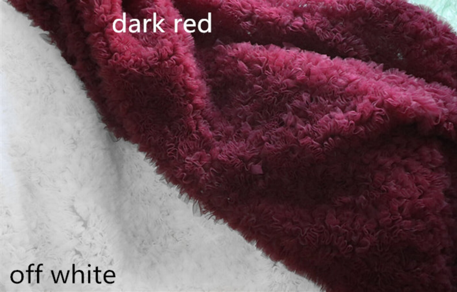 Royal Blue Ruffled Tulle 3D Fabric Ruffled Mesh 3D Bridal | Etsy