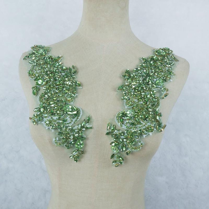 Green Shoulder Applique - Etsy