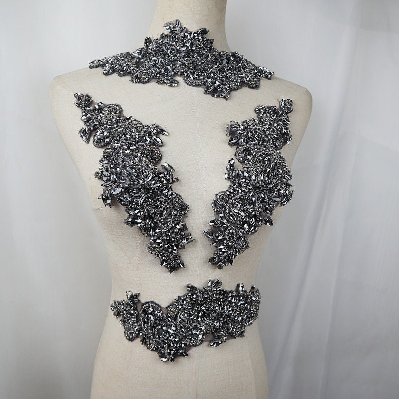Gray Rhinestone - Etsy