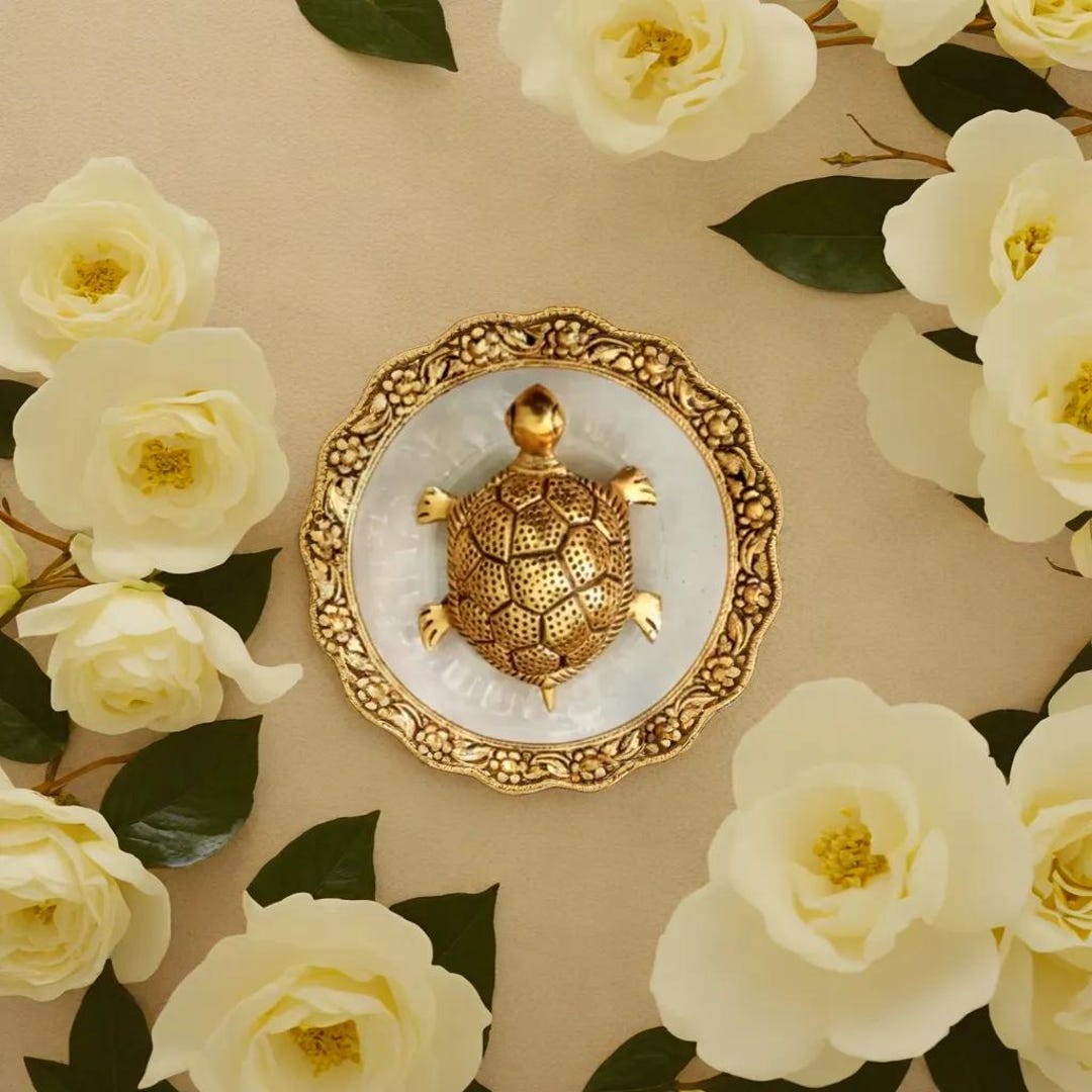 Vastu Feng Shui Tortoise/kachua/turtle With Plate for Positive Energy ...