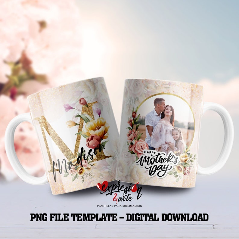Mothers Day Mug Template Mothers Day Gift Idea Sublimations - Etsy
