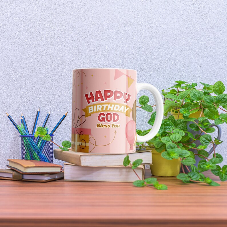 Happy Birthday Mug Template Birthday Celebration Mug - Etsy