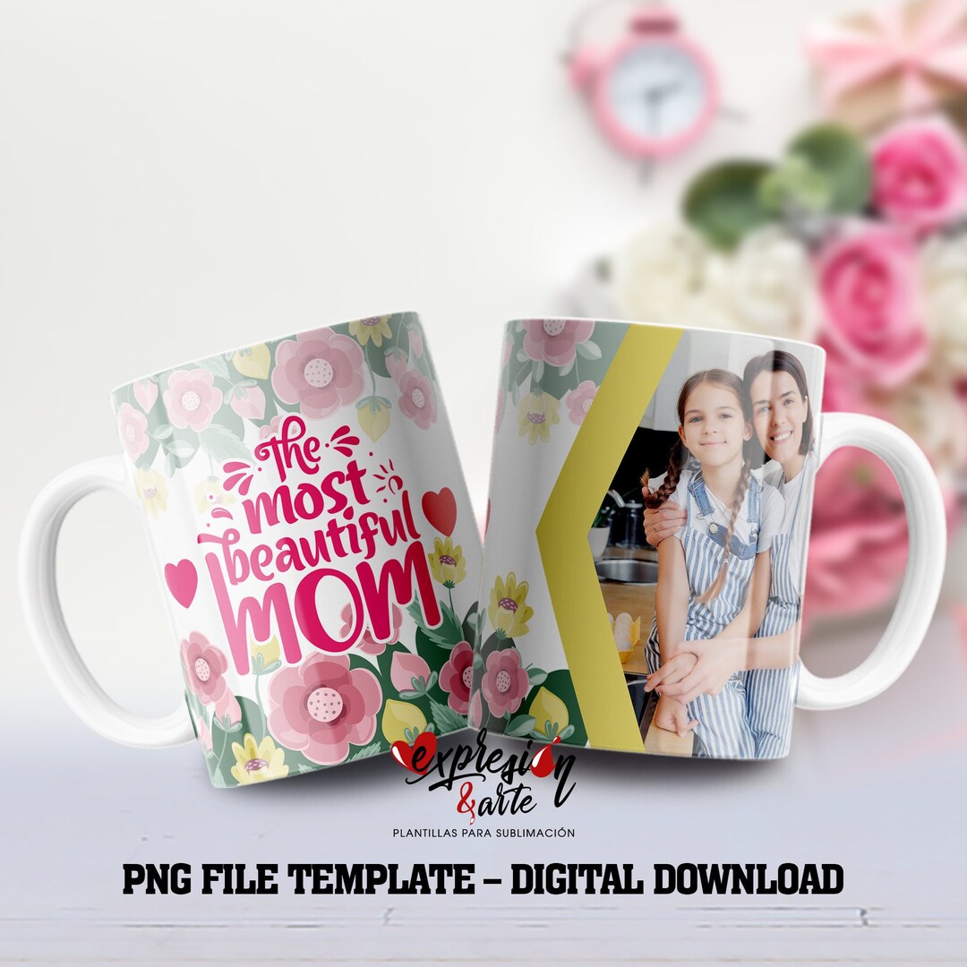 Mother's Day Mug Template Mother's Day Gift Idea for - Etsy
