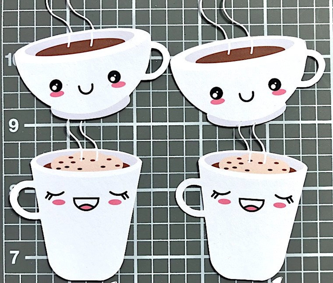 TEN Coffee, Paper, Coffee Mug, Cut Outs, Coffee Theme, Ephemera, Card ...