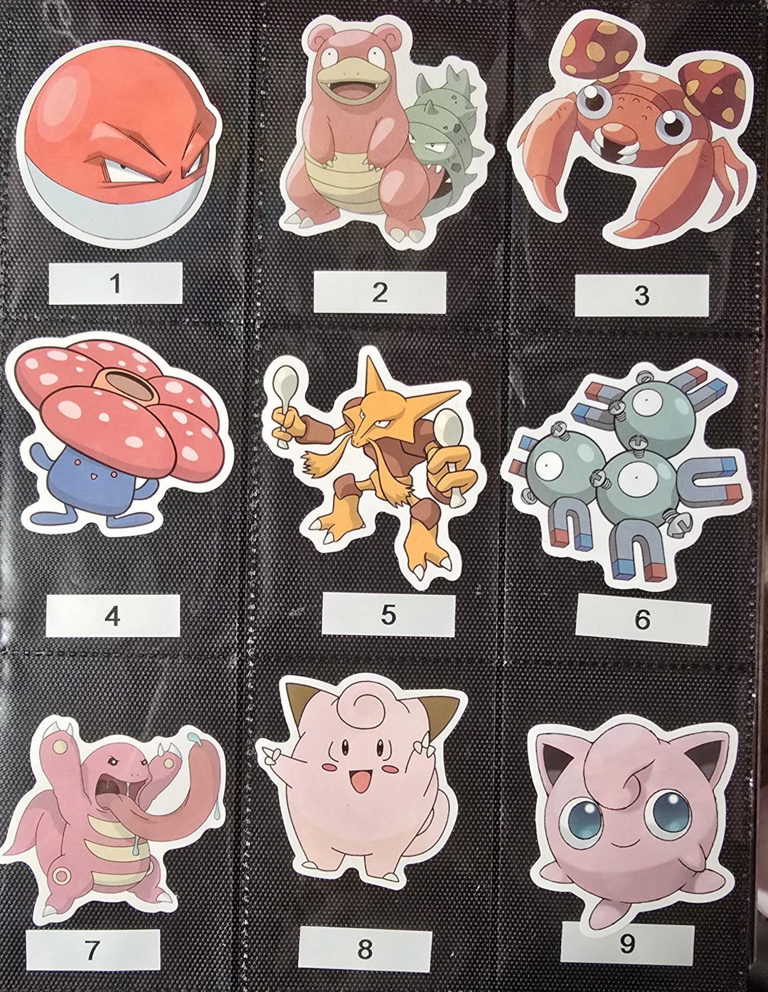 Poke Mon Stickers (you Choose) Free Shipping! - Etsy
