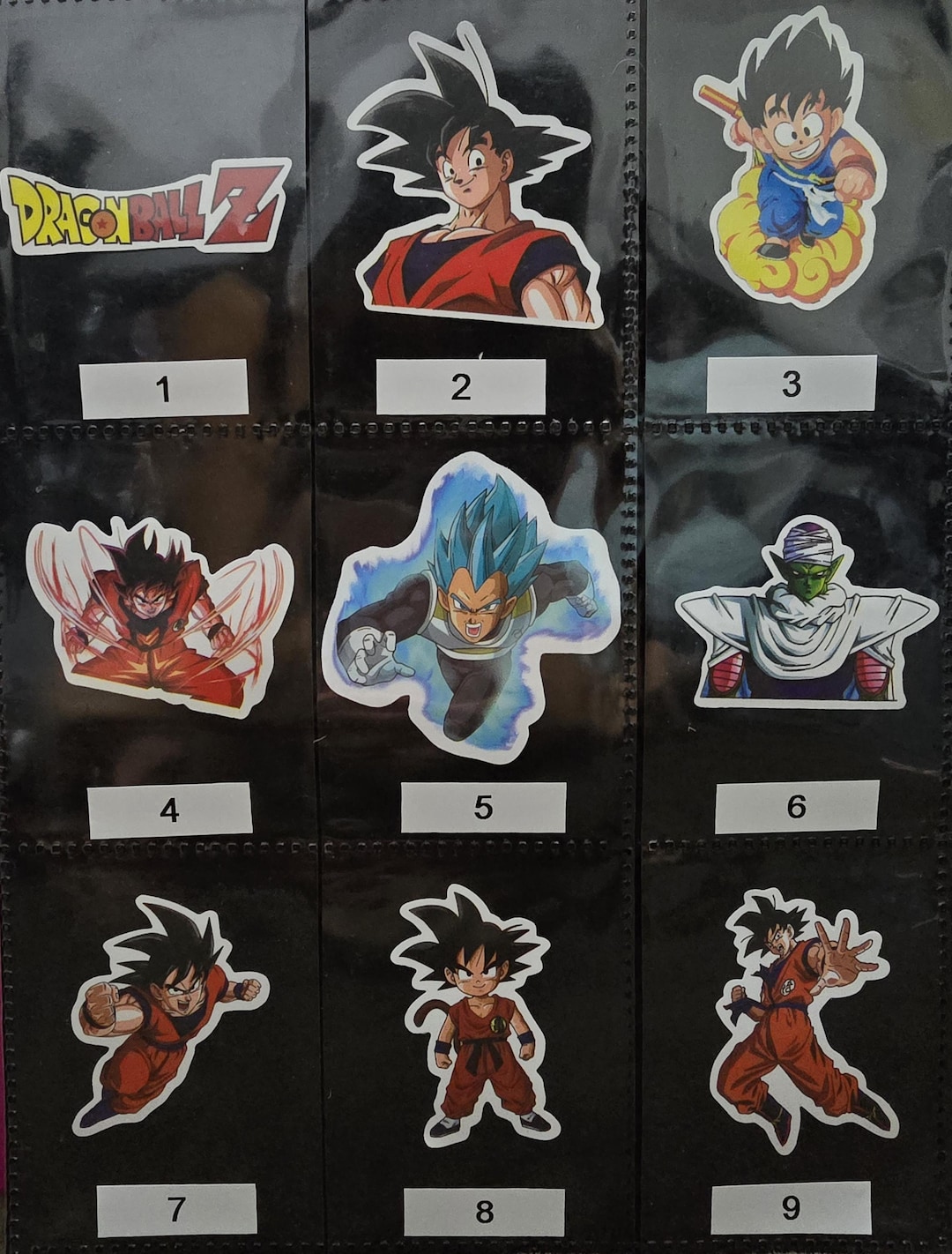 Dragon Ball Z Stickers - Etsy