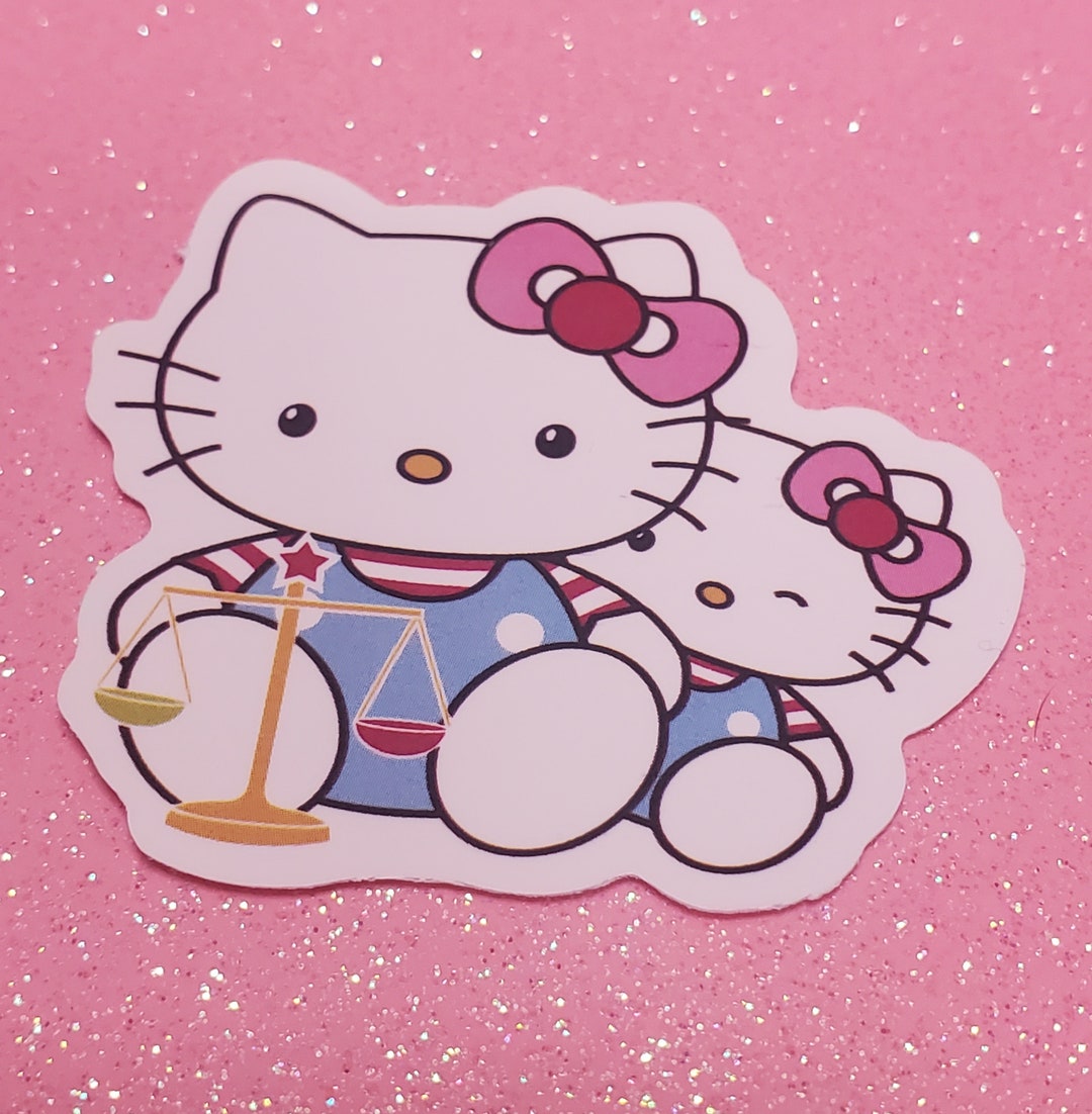 Cute Hello Kitty Sticker - Etsy