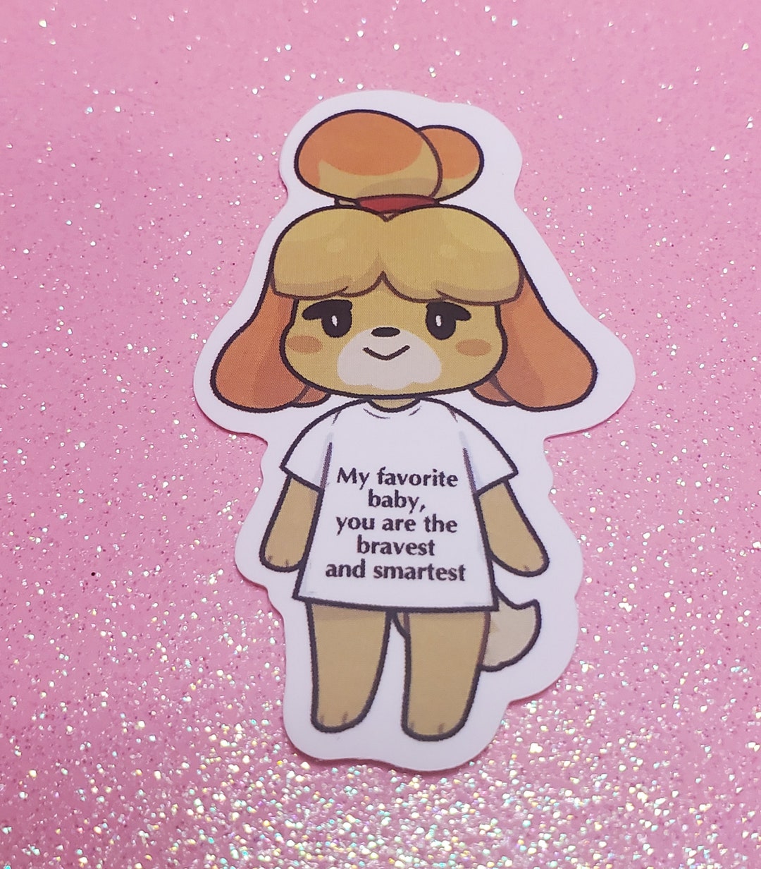 Animal Crossing Isabelle Sticker - Etsy
