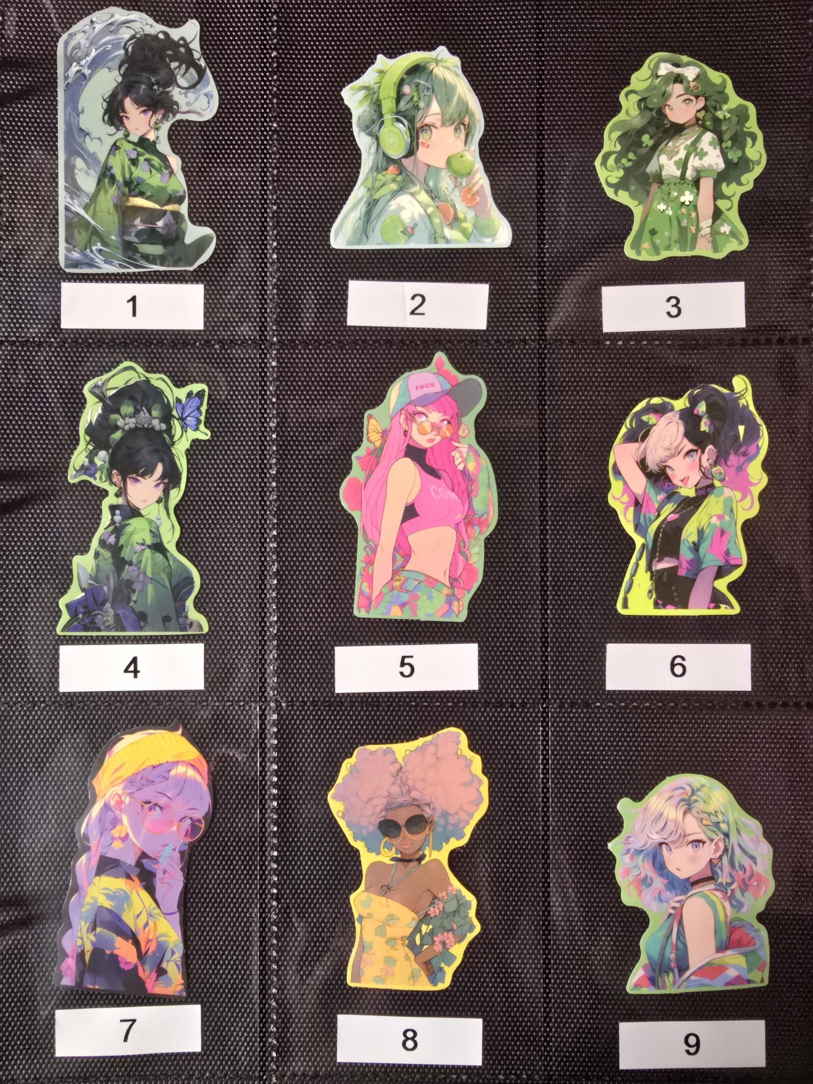 Anime Girl / Gamer Girl Stickers (you Choose) - Etsy