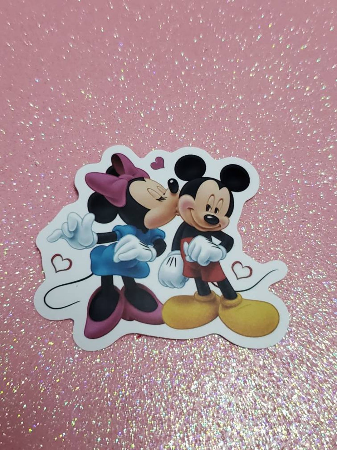 Disney Micky and Minnie Mouse Waterproof Sticker - Etsy