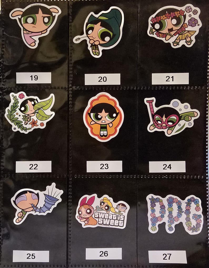 Powerpuff Girls Stickers - Etsy