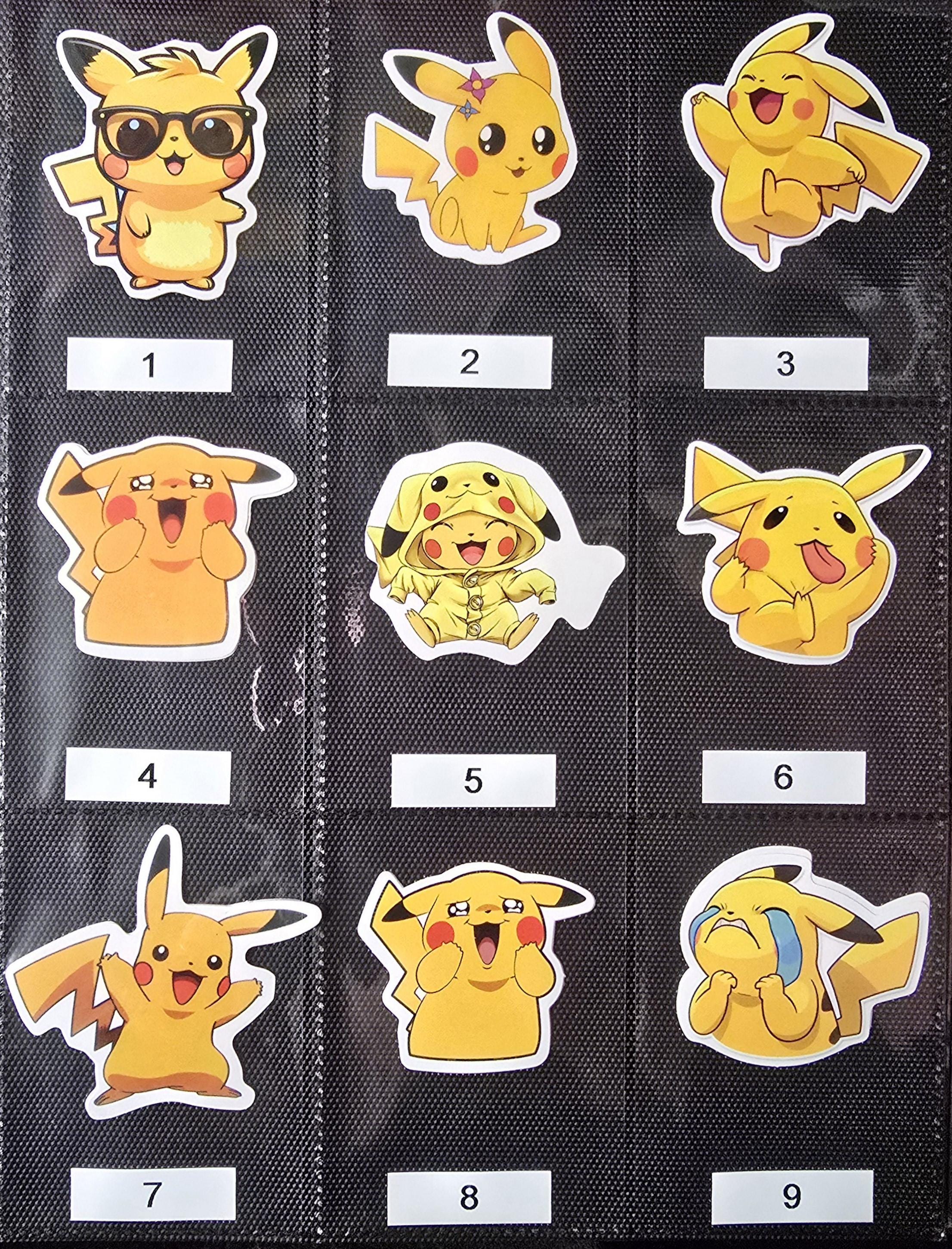 Poké Mon Stickers (you Choose) Free Shipping - Etsy