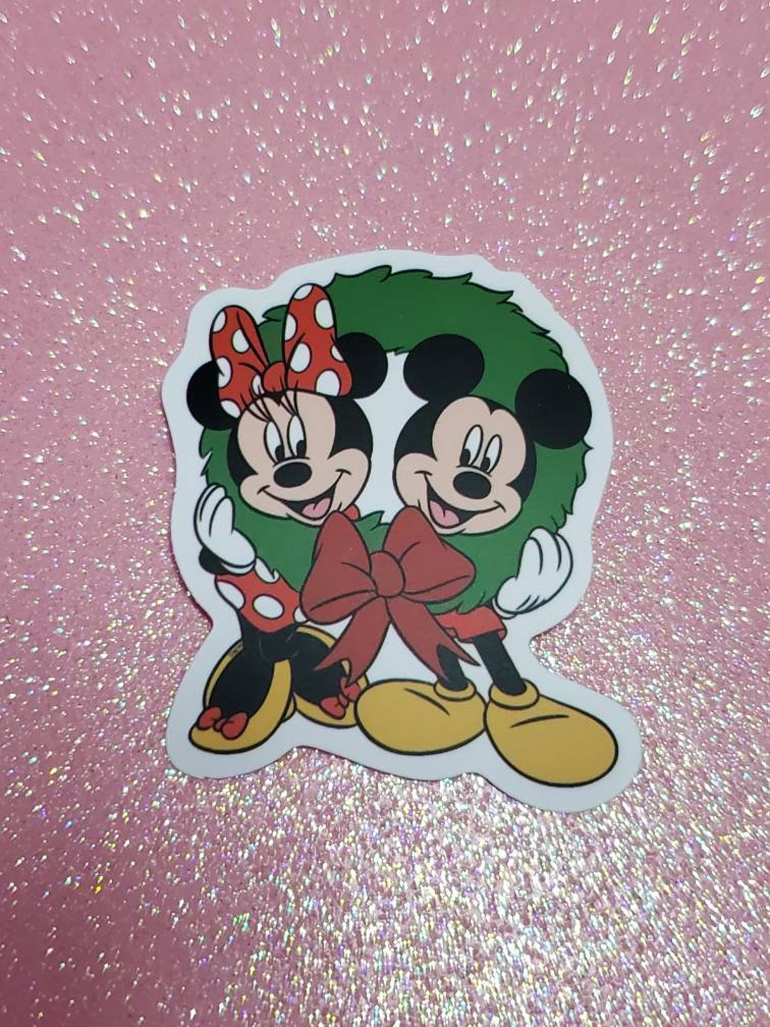 Disney Micky and Minnie Mouse Waterproof Sticker - Etsy