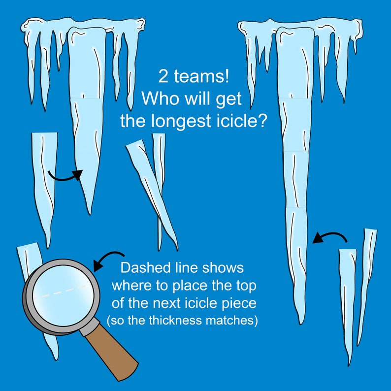 Ice Race Game, LDS Primary Singing Time Activity (printable Digital ...