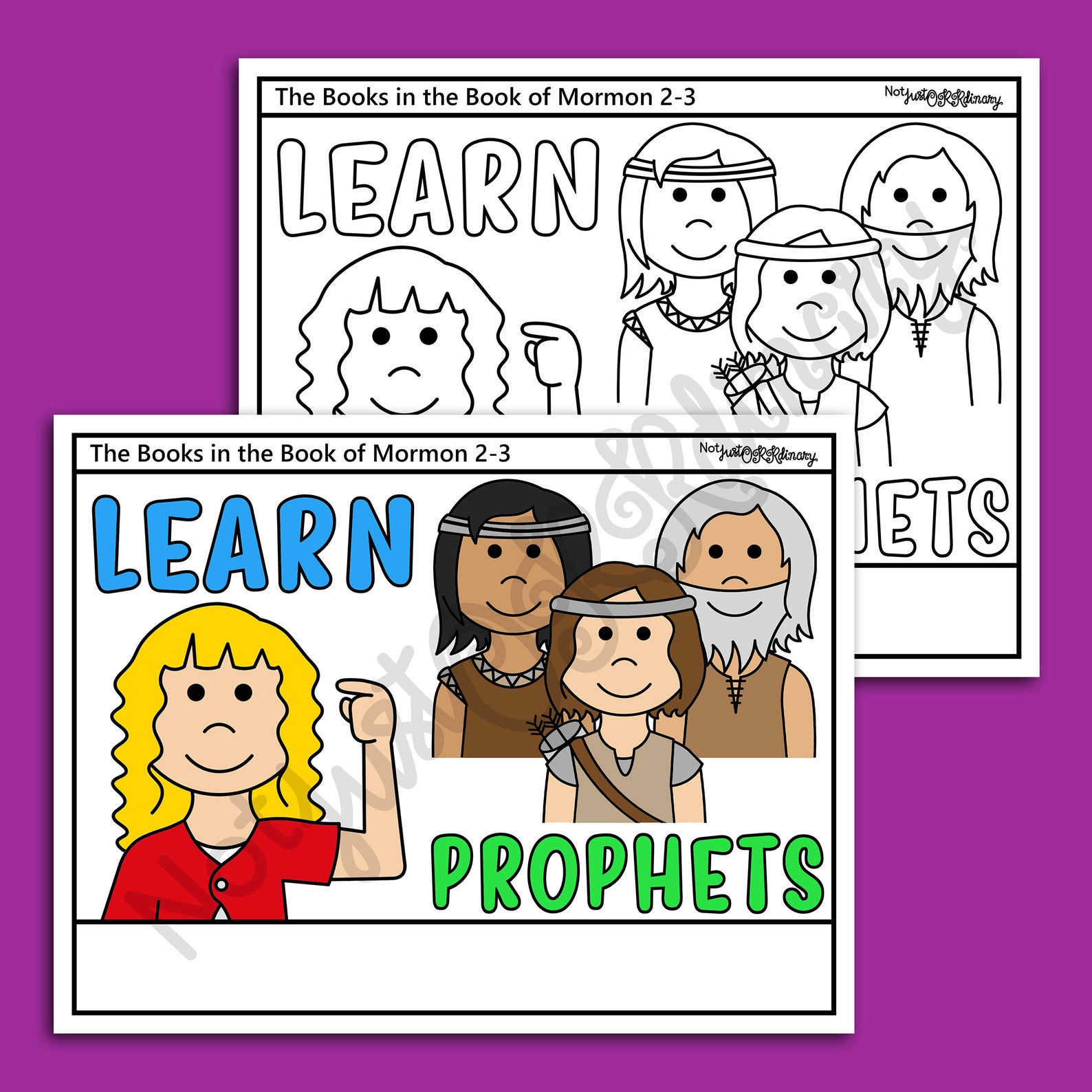 The Books in the Book of Mormon Song, Latter-day Saint LDS Primary ...