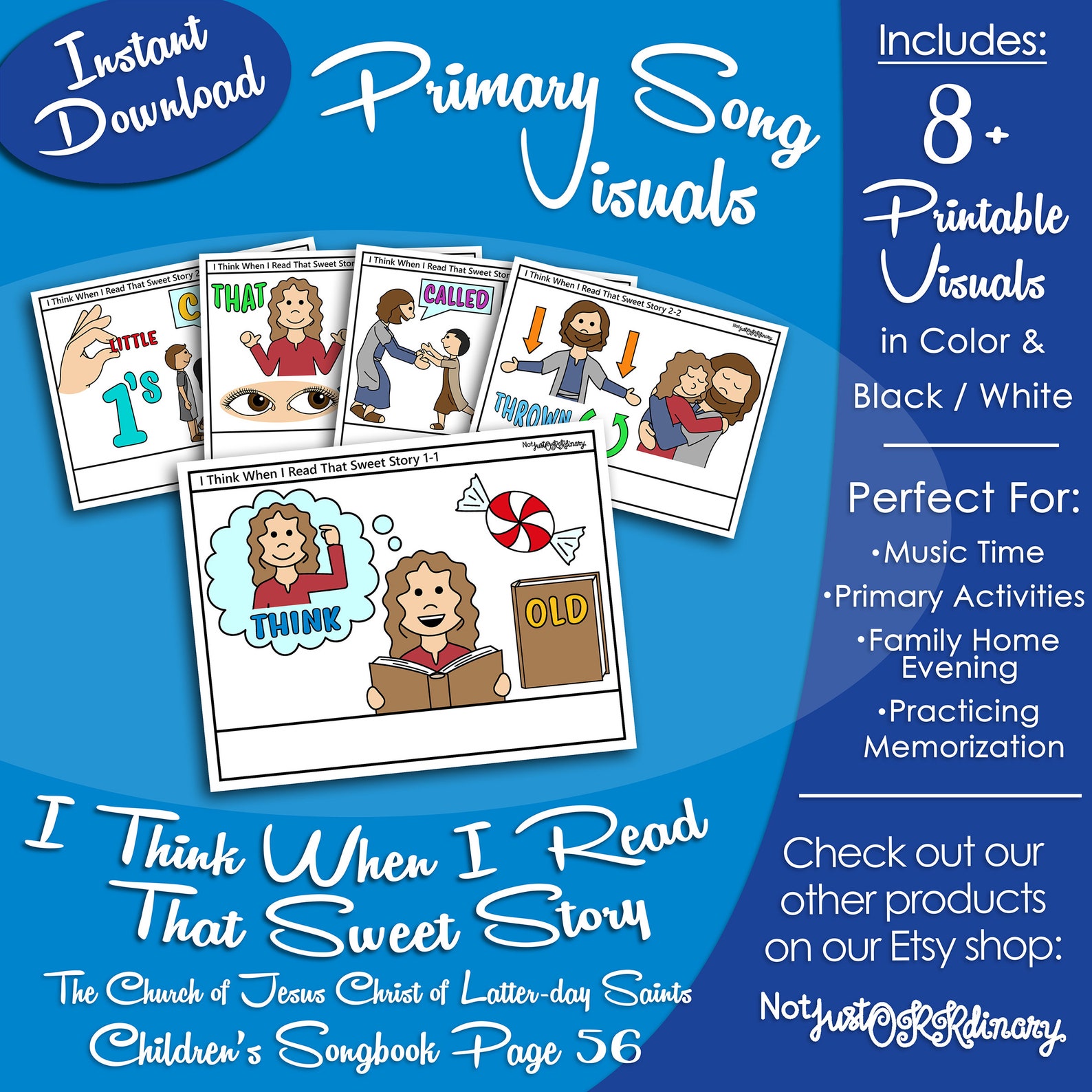 I Think When I Read That Sweet Story Song Visuals, Latter-day Saint LDS ...