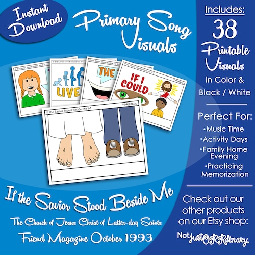 Scripture Power Song Latter-day Saint LDS Primary Singing - Etsy