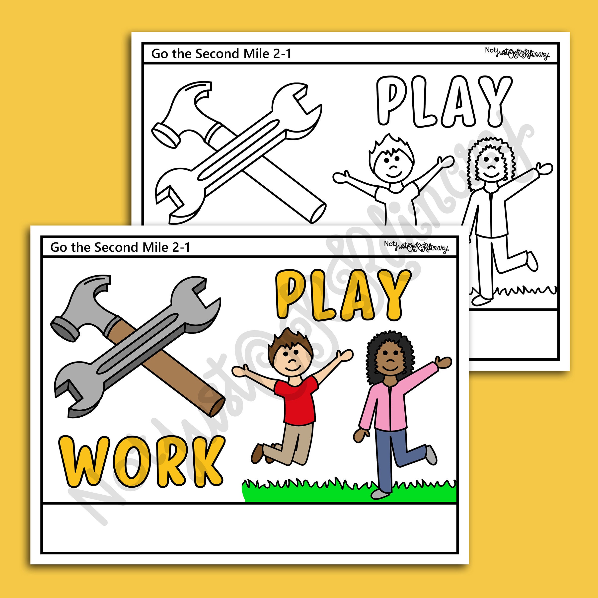 Go the Second Mile Song Visuals, Latter-day Saint LDS Primary Singing ...