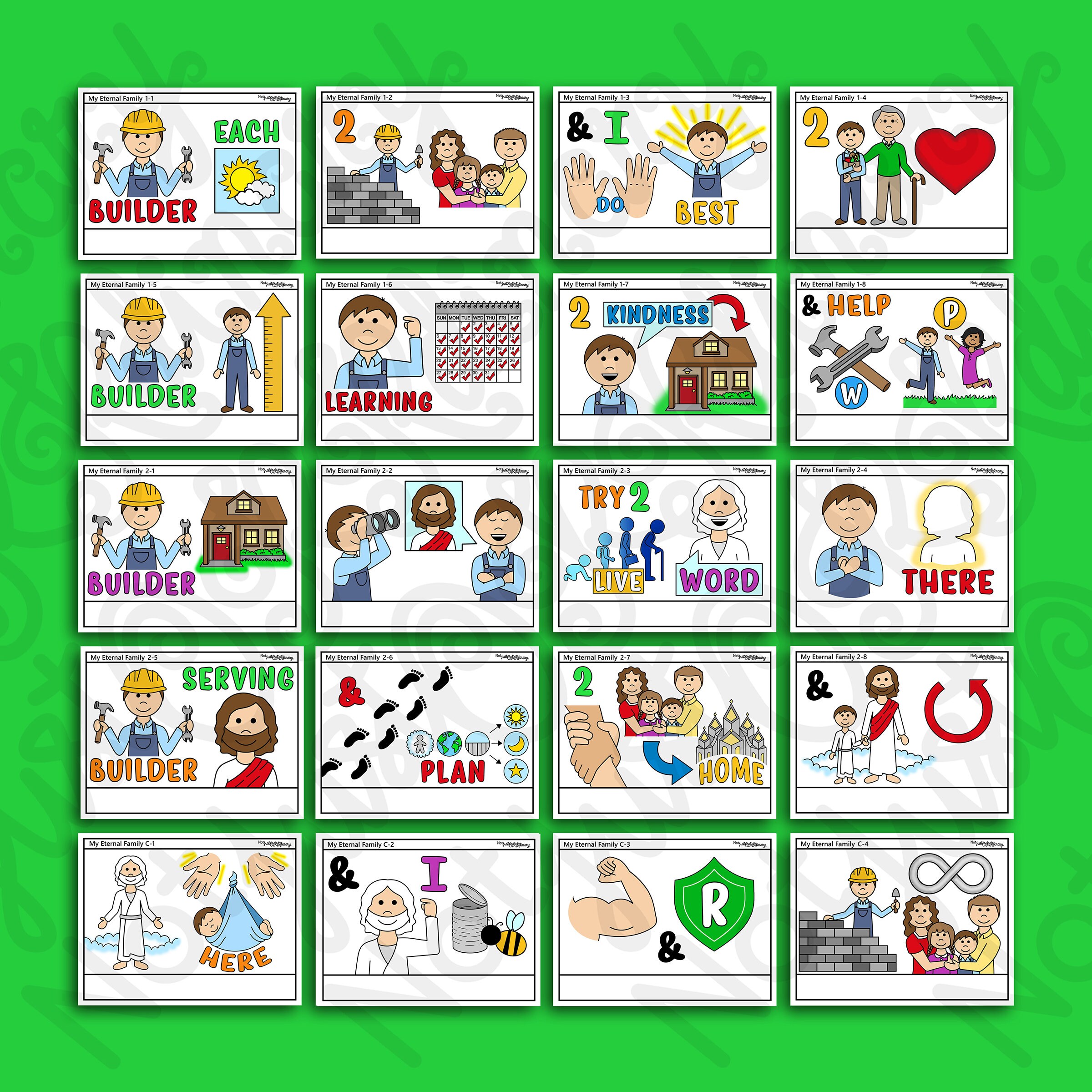 My Eternal Family Song Visuals, Annette Dickman, Latter-day Saint LDS ...