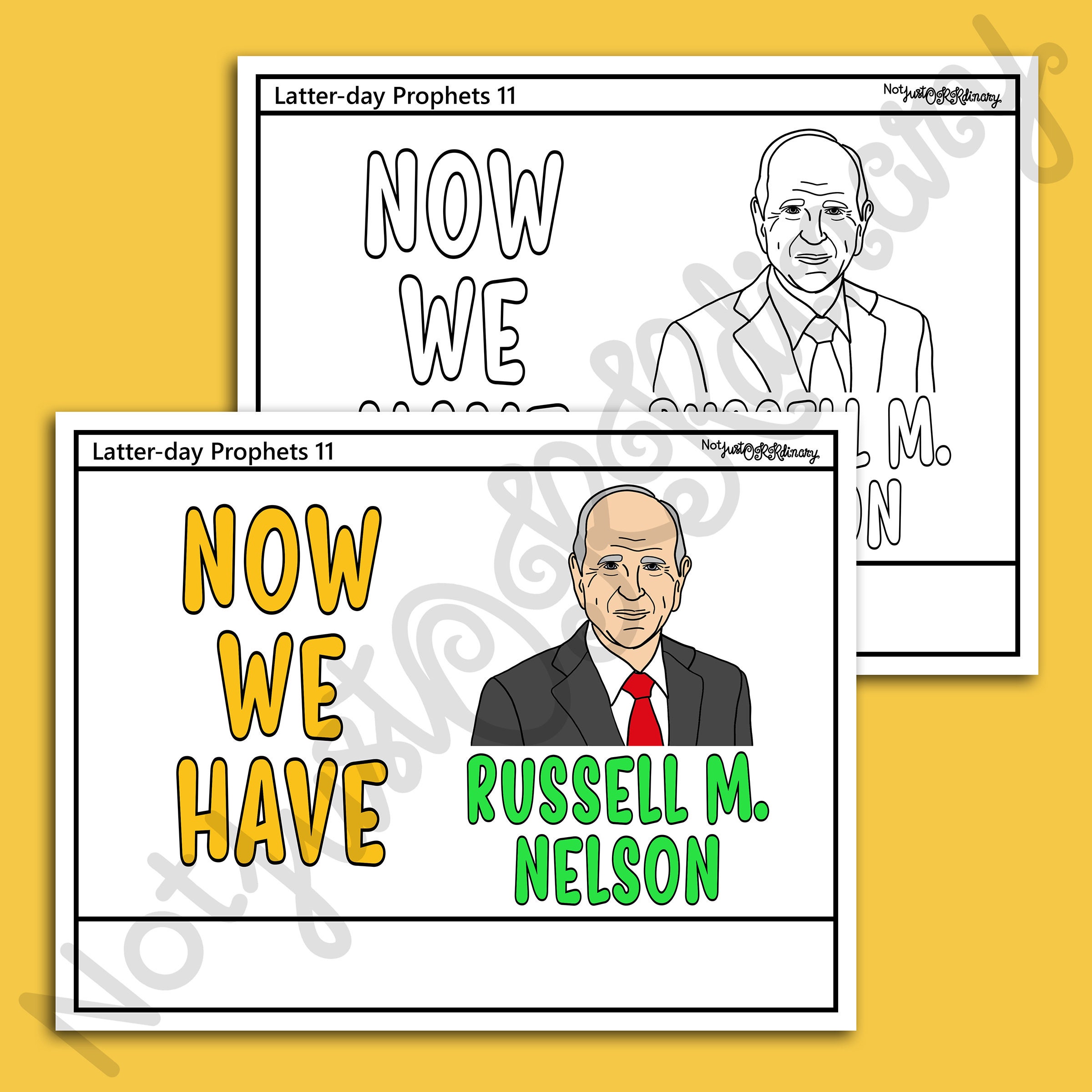 Latter-day Prophets Song Visuals, Latter-day Saint LDS Primary Singing ...