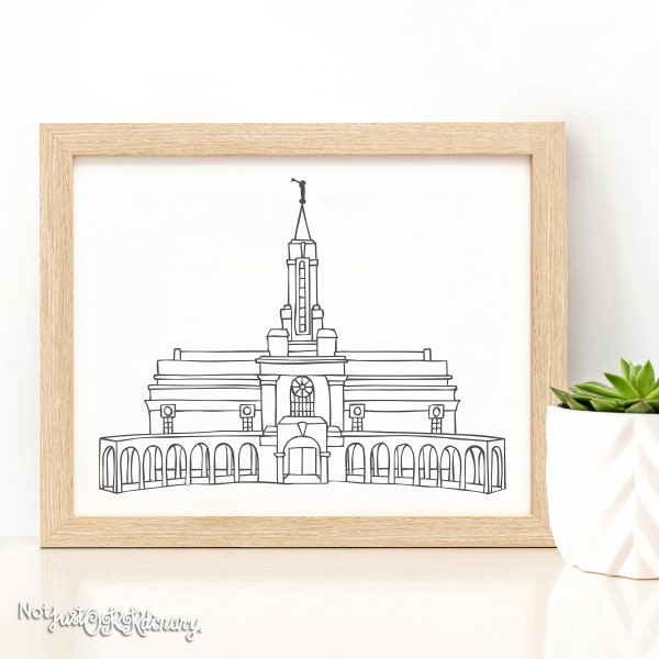 "bountiful Temple" Embroidery - Etsy