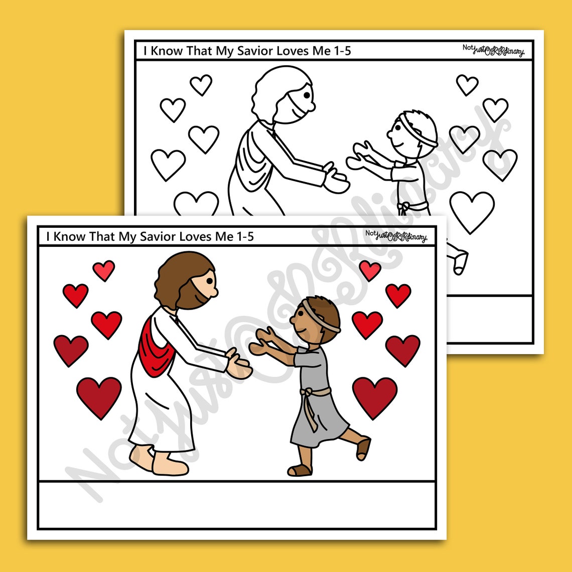 I Know That My Savior Loves Me Song Latter-day Saint LDS | Etsy