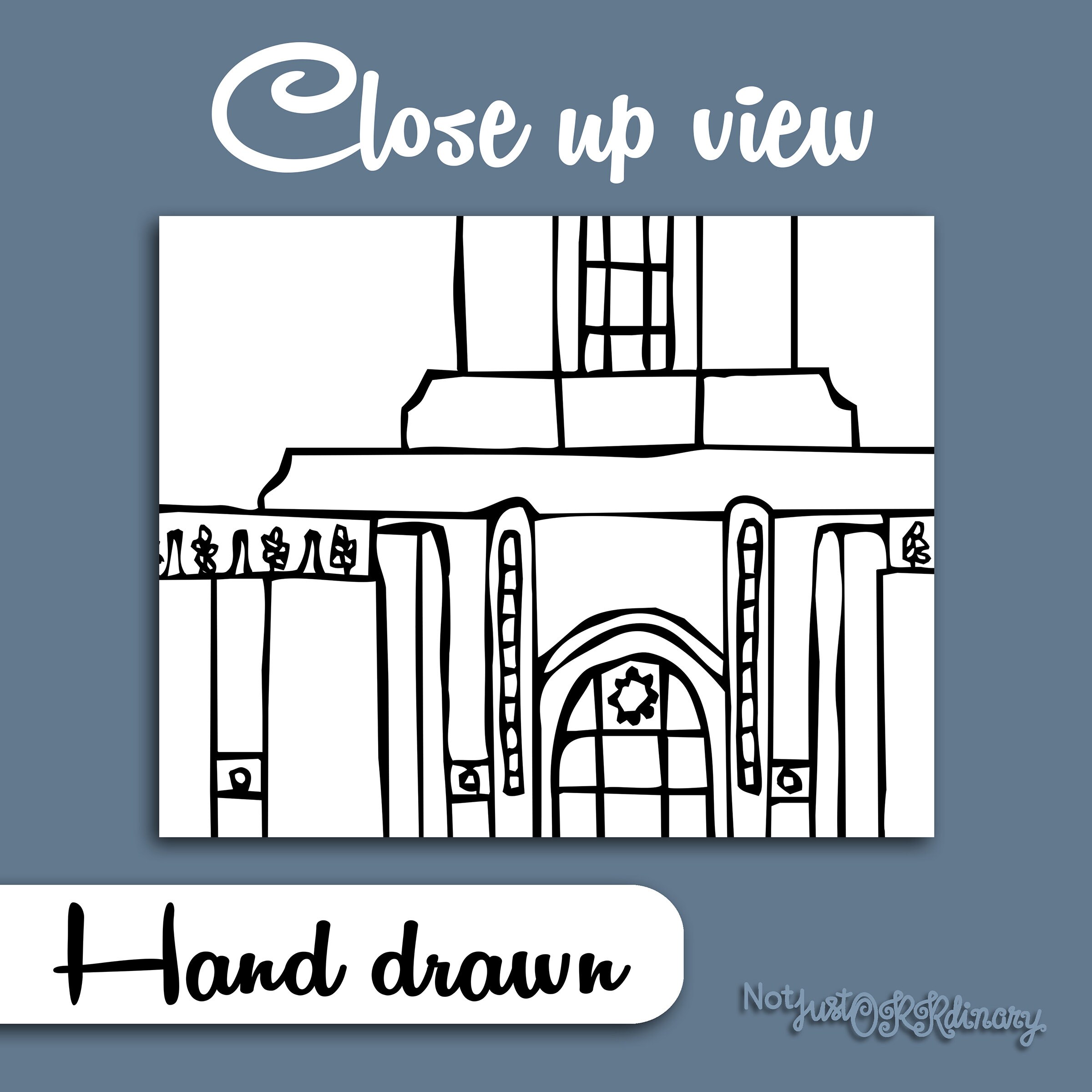 Red Cliffs Utah Temple - LDS Latter-day Saint, Wall Art Print Artwork ...